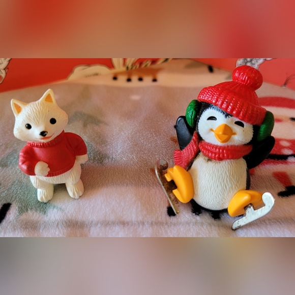 Hallmark | Holiday | Vintage Hallmark Miniature White Fox And Ice ...